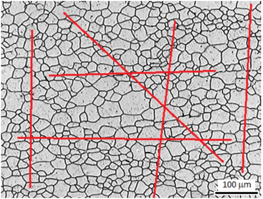 Solved Please calculate the grain size number of this | Chegg.com