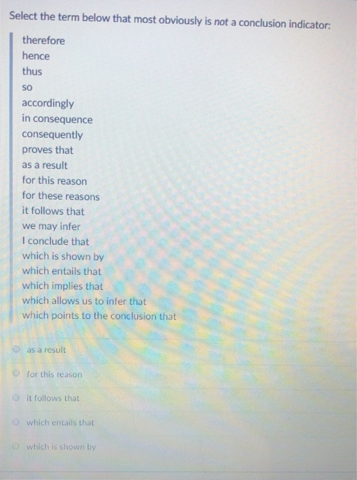 Solved Identify the principal implicit [i.e., unstated] | Chegg.com