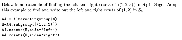 Below is an example of finding the left and right | Chegg.com