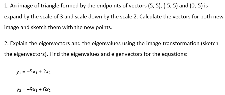 Solved 1. An image of triangle formed by the endpoints of | Chegg.com