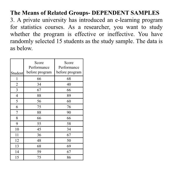 Solved T-TEST Exercise Show a t test by using 5 or 6 steps | Chegg.com