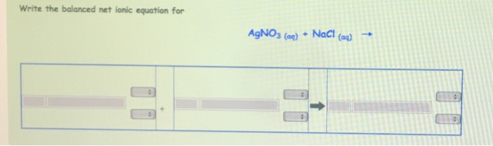 Solved Write the balanced net ionic equation for AgNO3 (a) | Chegg.com