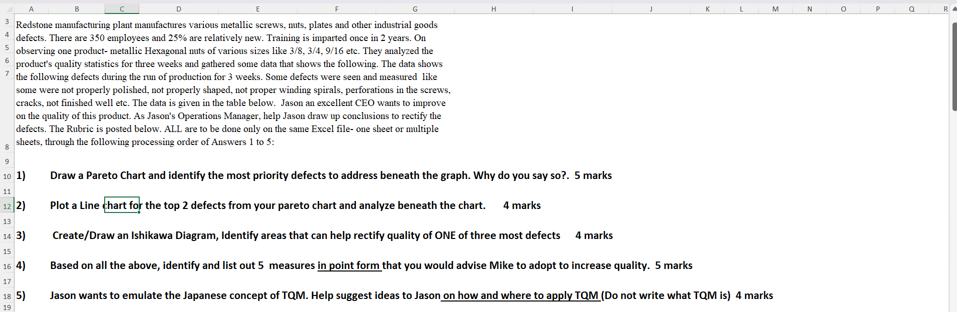 Solved Redstone manufacturing plant manufactures various | Chegg.com