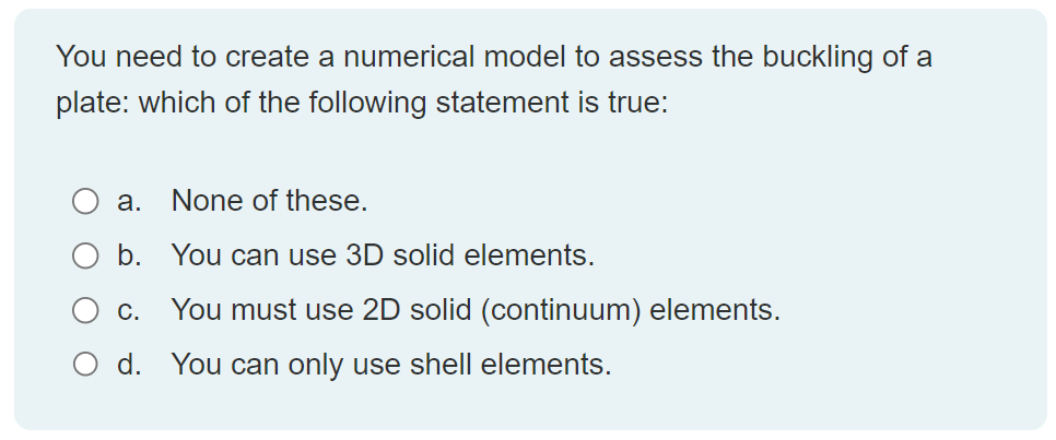 Solved You need to create a numerical model to assess the | Chegg.com