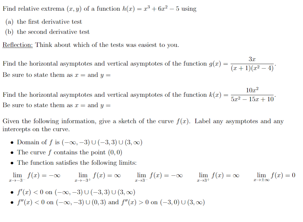 Solved Find relative extrema (x,y) of a function | Chegg.com