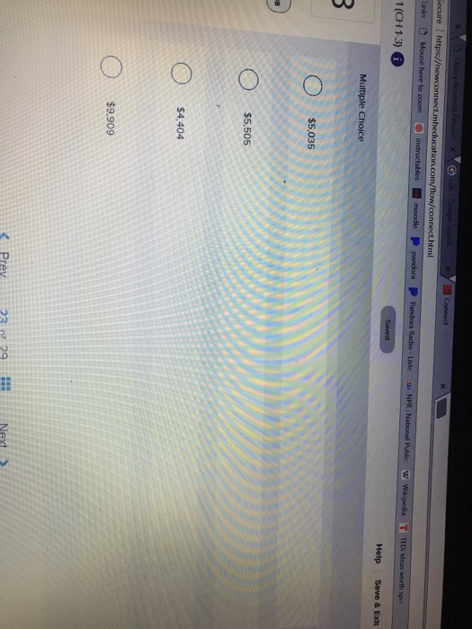 Solved AM 1 (CH13) 6 Help Save & Exit Submit Tyare | Chegg.com