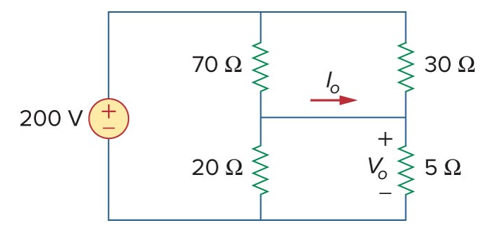 Solved Calculate Vo and lo in the circuit below. | Chegg.com