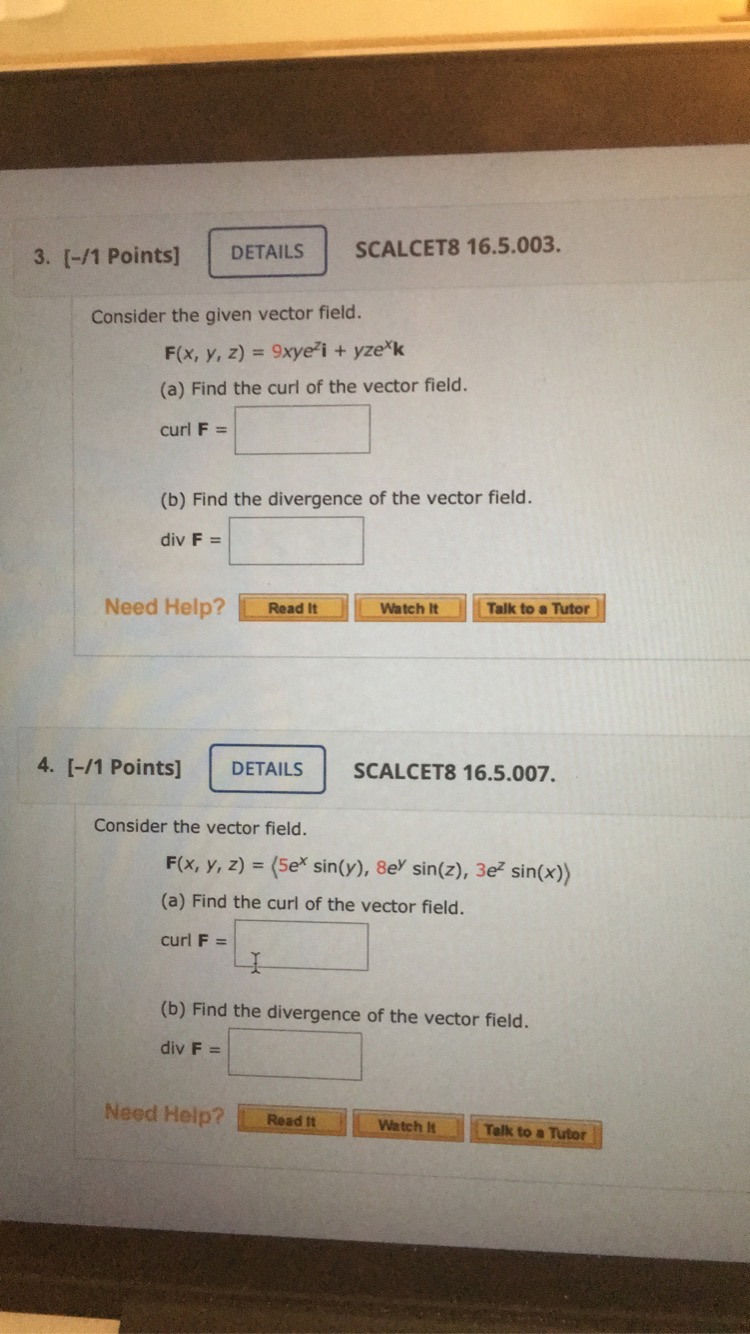 Solved 3. (-/1 Points] DETAILS SCALCET8 16.5.003. Consider | Chegg.com