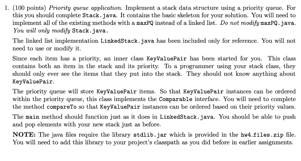 Solved I Really Dont Know How To Create Stackjava By Using