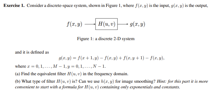 Solved Consider a discrete-space system, shown in Figure 1, | Chegg.com