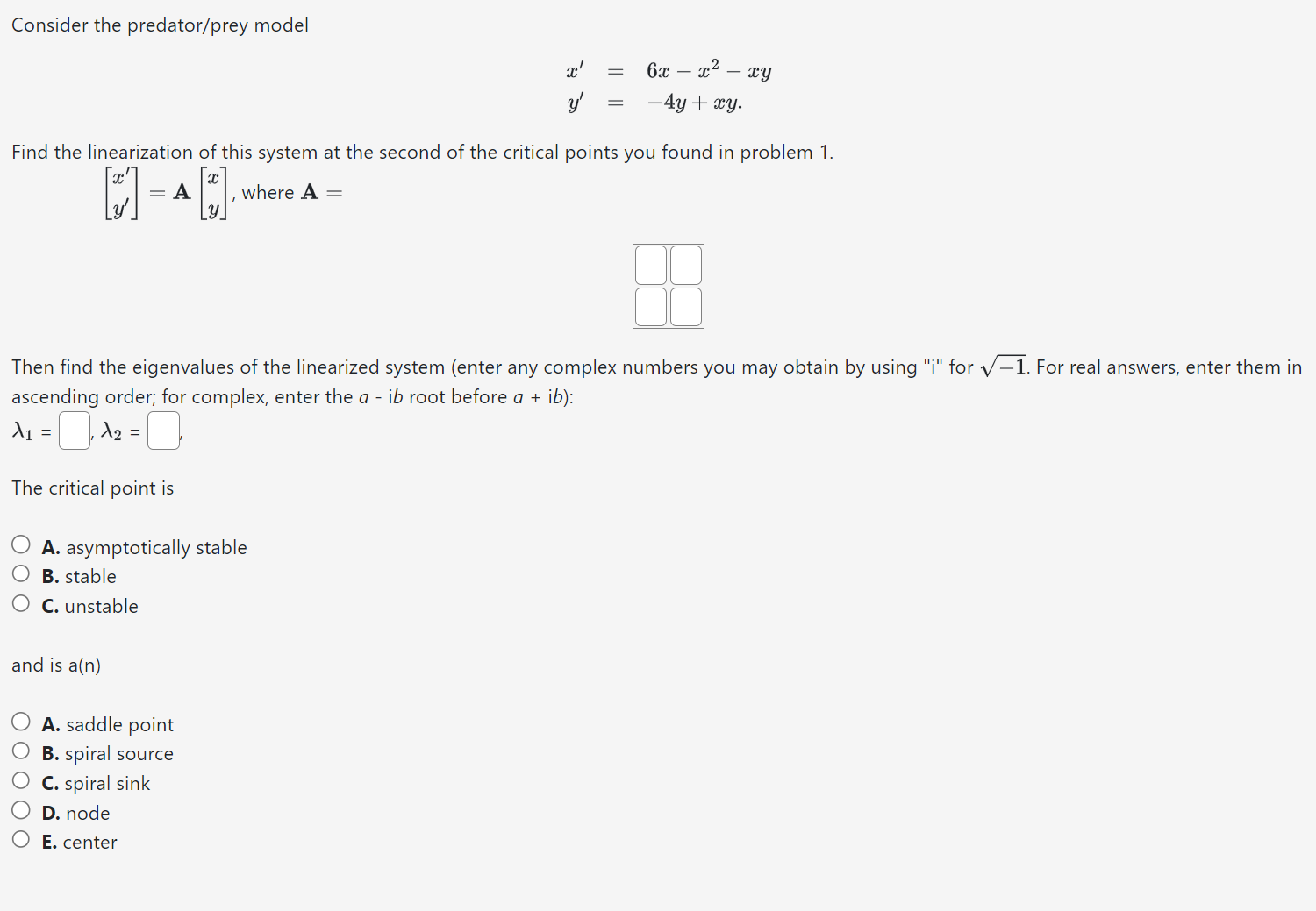 Solved This is a multiple-part question based on the | Chegg.com