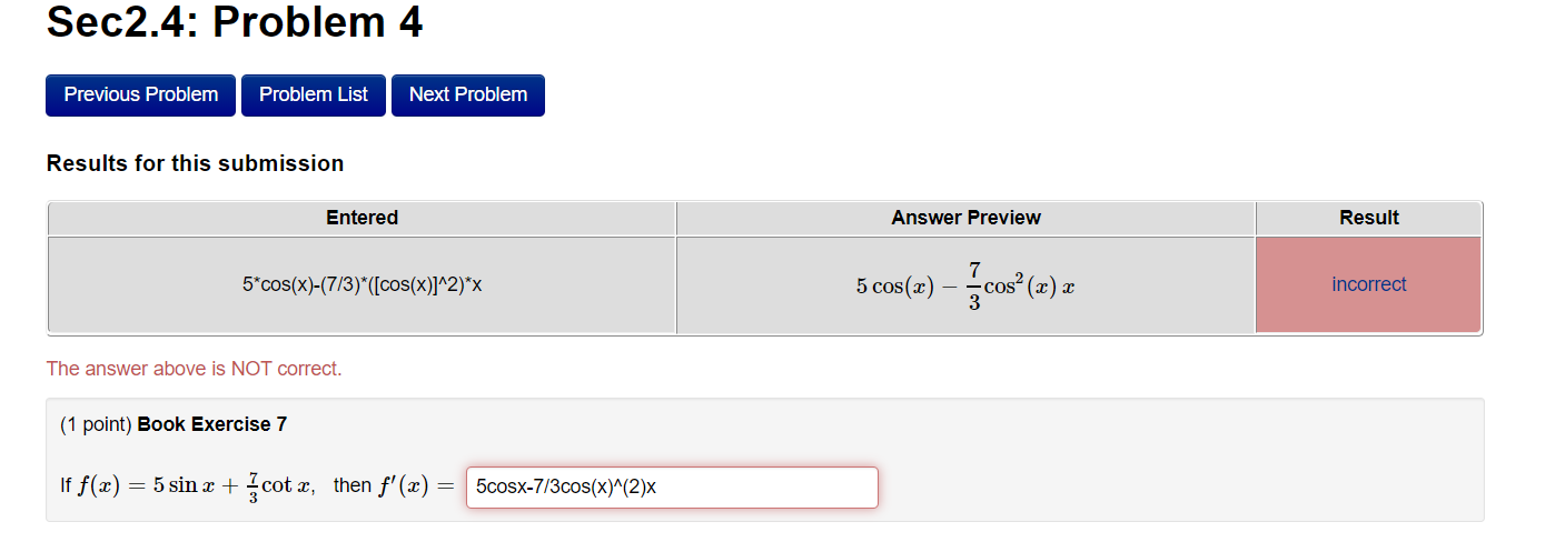 Solved Sec2.4: Problem 4 Previous Problem Problem List Next | Chegg.com