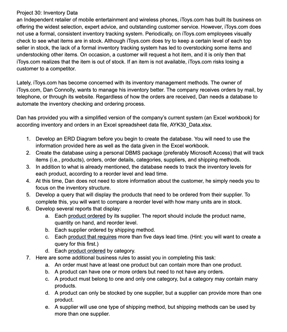 Solved You need to create three tables (in Ms Excel) ﻿each | Chegg.com