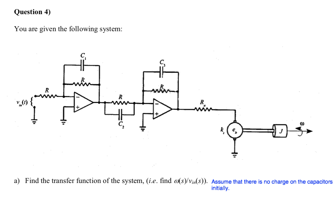 Question 4 You Are Given The Following System A