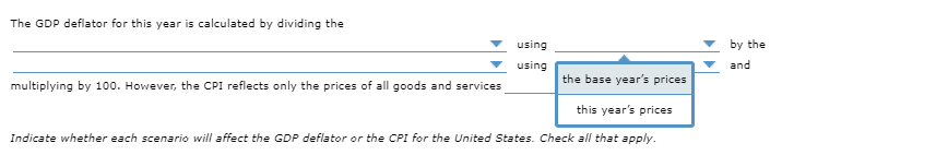 Solved 2. Alternative price indexes Because there isn't one | Chegg.com