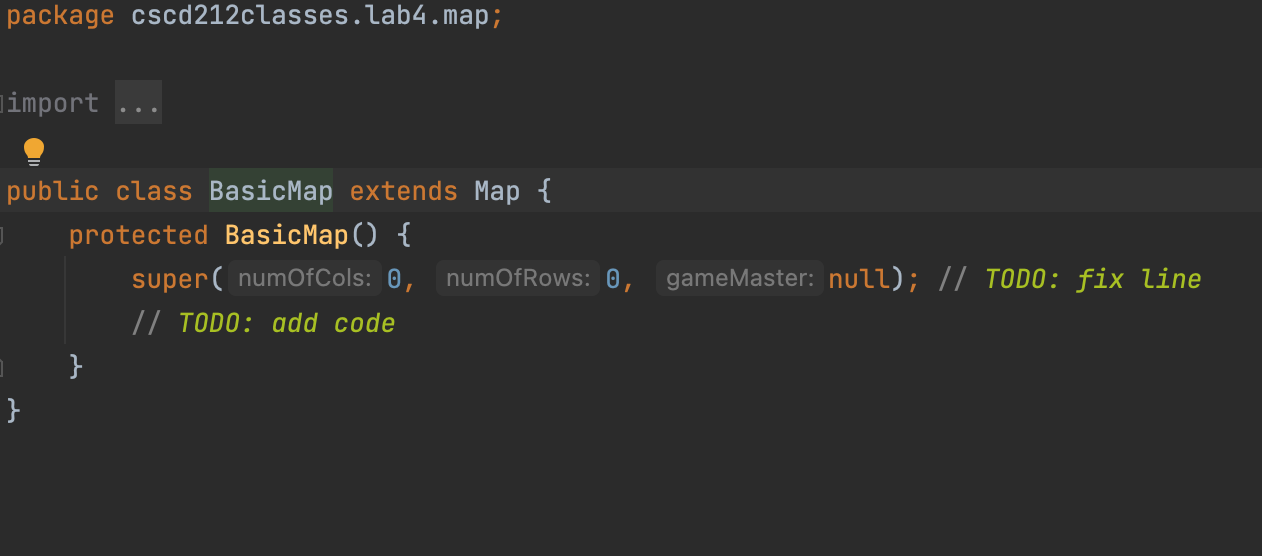 package cscd212classes. Lab4.map; limport public | Chegg.com