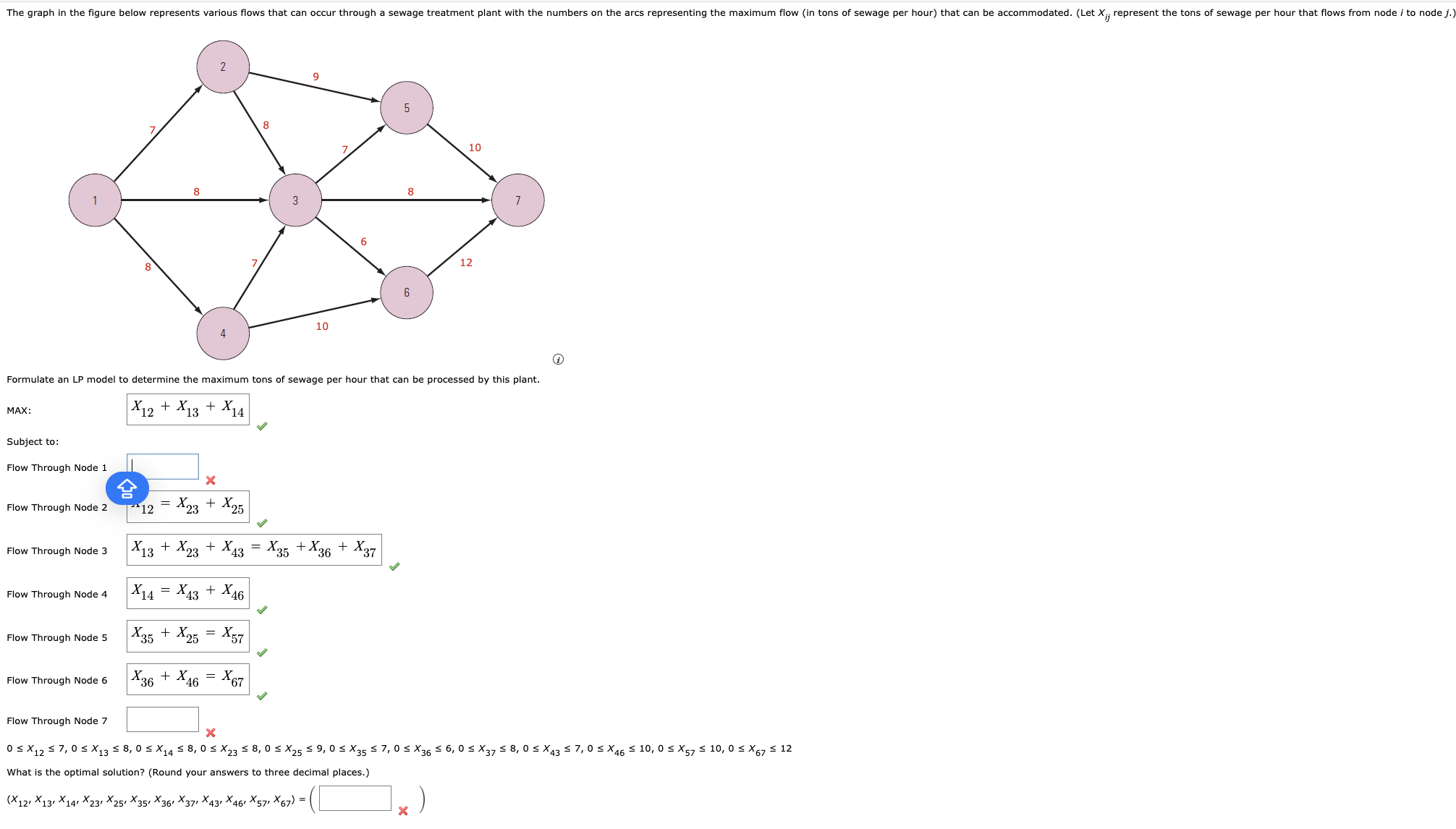 Solved Formulate an LP model to determine the maximum tons | Chegg.com