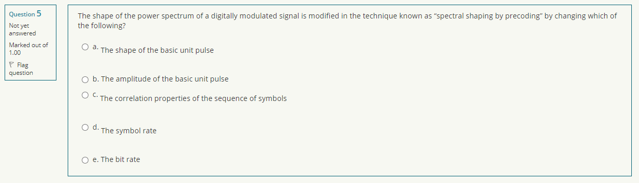 A 16-PAM system using the same basic pulse shape as a | Chegg.com