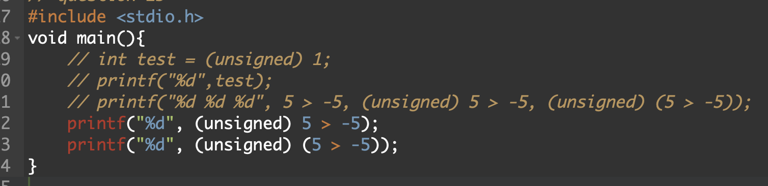Solved In this C program, why does line 2 print the output | Chegg.com