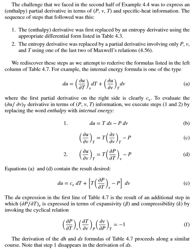 Solved TABLE 4.7 Calculation of Changes in Internal Energy, | Chegg.com
