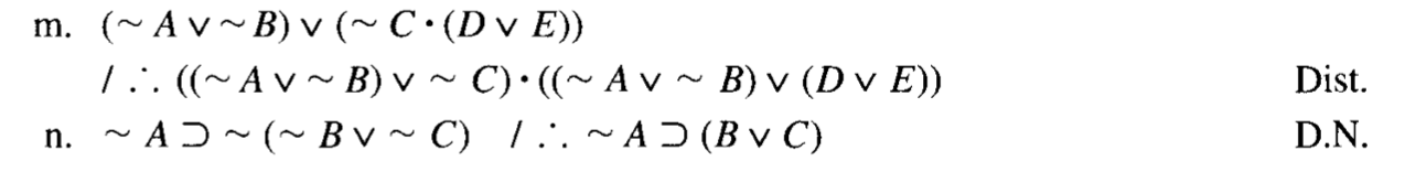 Solved Sentential Logic: Replacement Rules: Which of the | Chegg.com