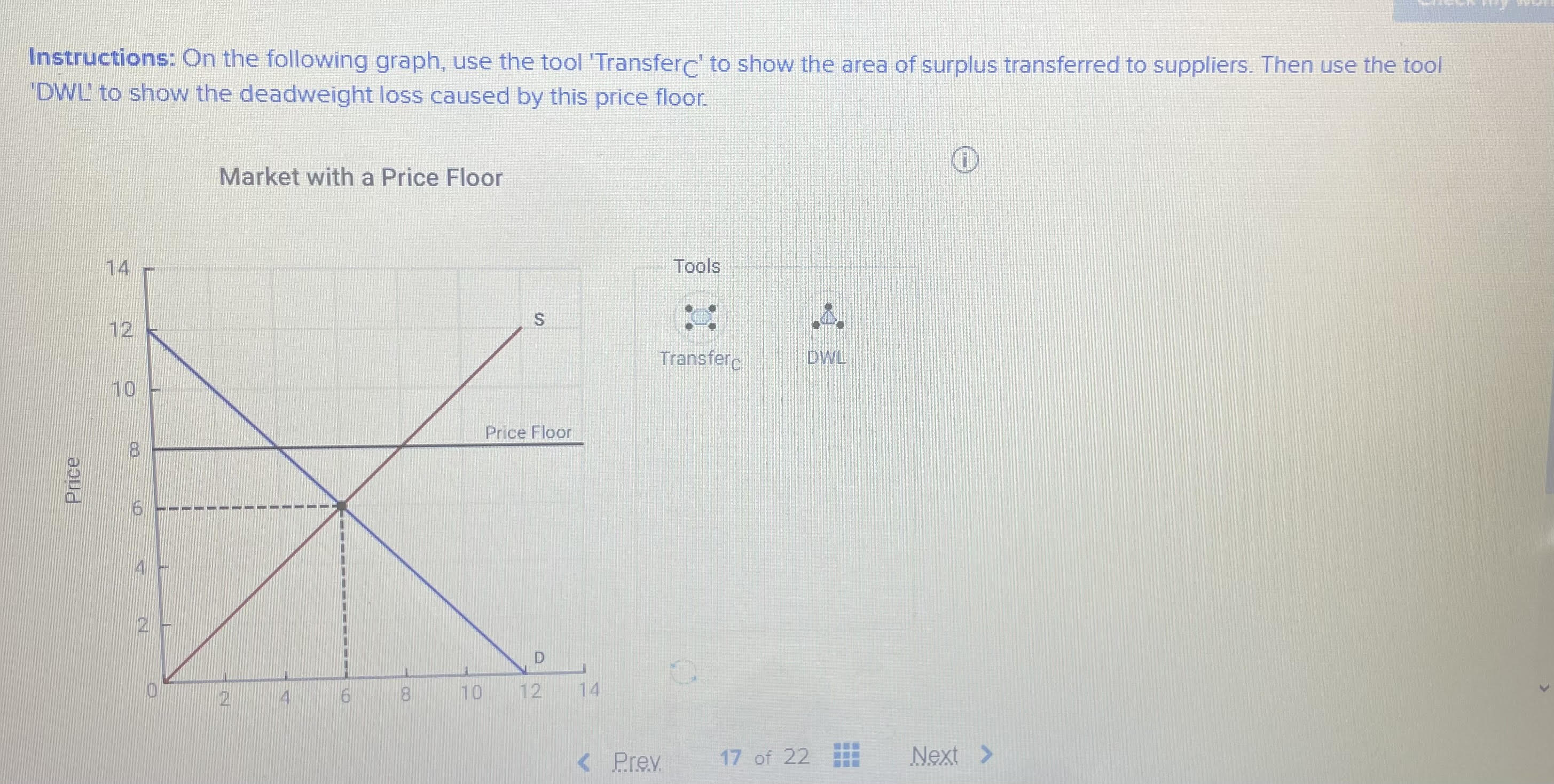 nstructions: On the following graph, use the tool | Chegg.com