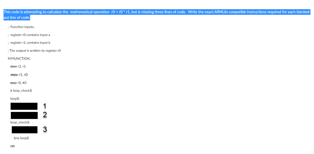 Solved This code is attempting to calculate the mathematical | Chegg.com