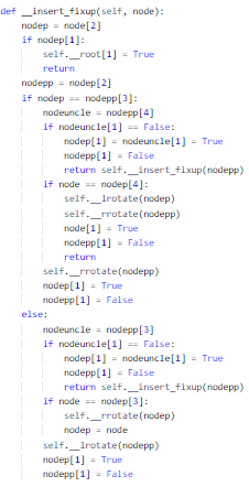 Solved RB-INSERT-FIXUP(T,z) 1 while z.p.color == RED 2 if | Chegg.com