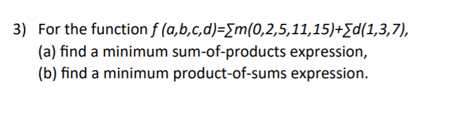 Solved 3) For the function f | Chegg.com