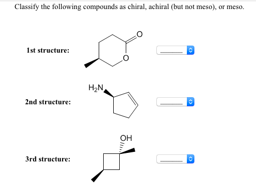 Identify the absolute configuration of the chirality | Chegg.com