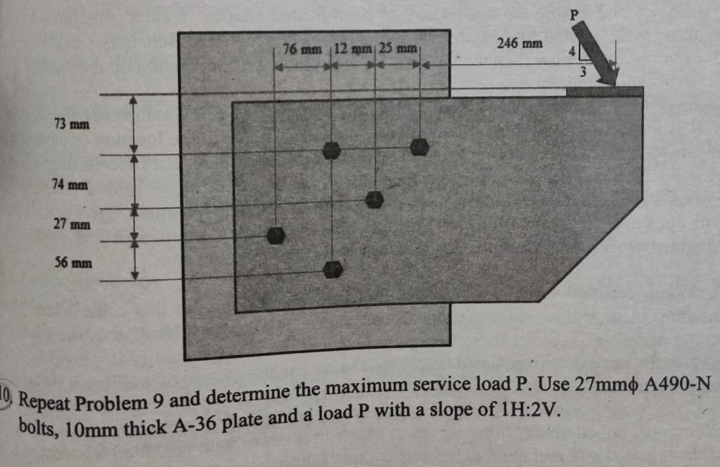 Solved 73 mm 74 mm 246 mm 76 mm 12 mm 25 mm 56 mm 10. Repeat | Chegg.com