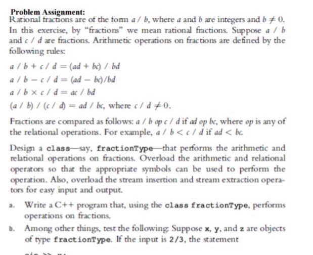 Solved Problem Assignment: Rational tractions are of the tom | Chegg.com