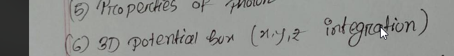 Solved (6) 3D potential box (x,y,z integration) | Chegg.com