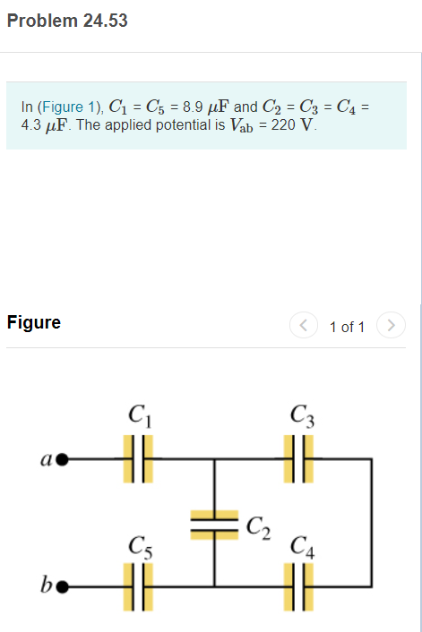 Solved Calculate the charge on each capacitor Calculate the | Chegg.com