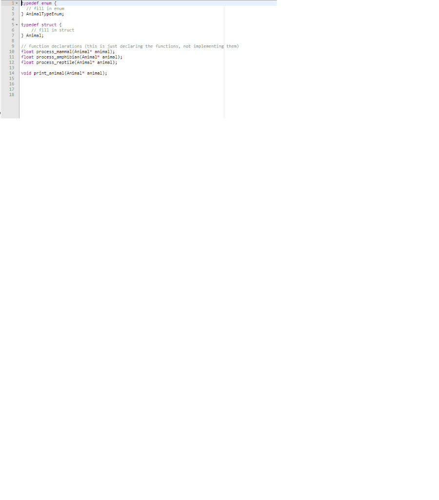 CS 50 Assignment 11 Project 1 - Zoo Food Calculator | Chegg.com