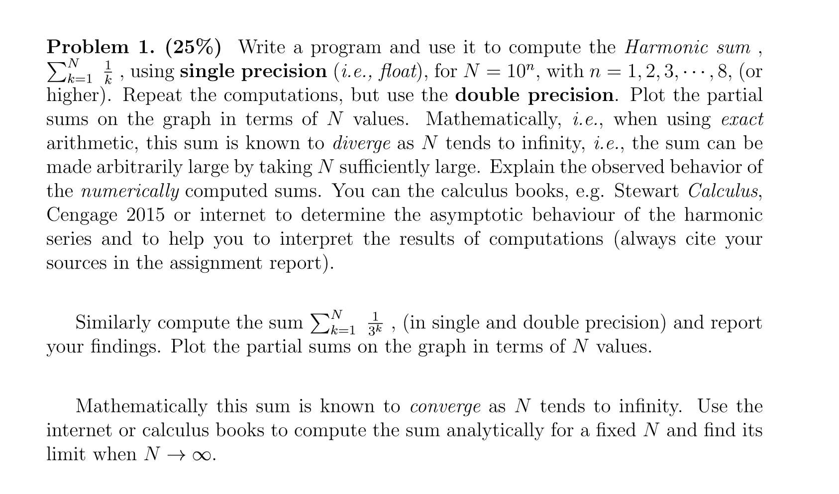 Solved Problem 1. (25%) Write a program and use it to | Chegg.com