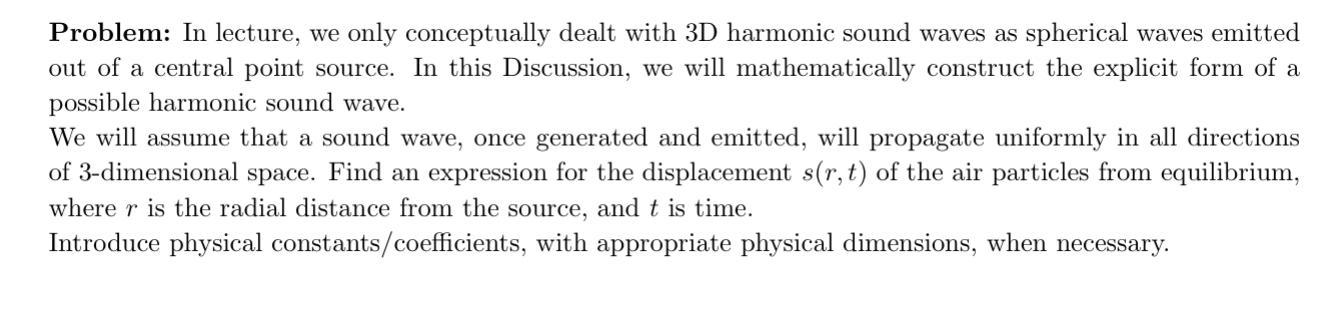 Solved Problem: In lecture, we only conceptually dealt with | Chegg.com