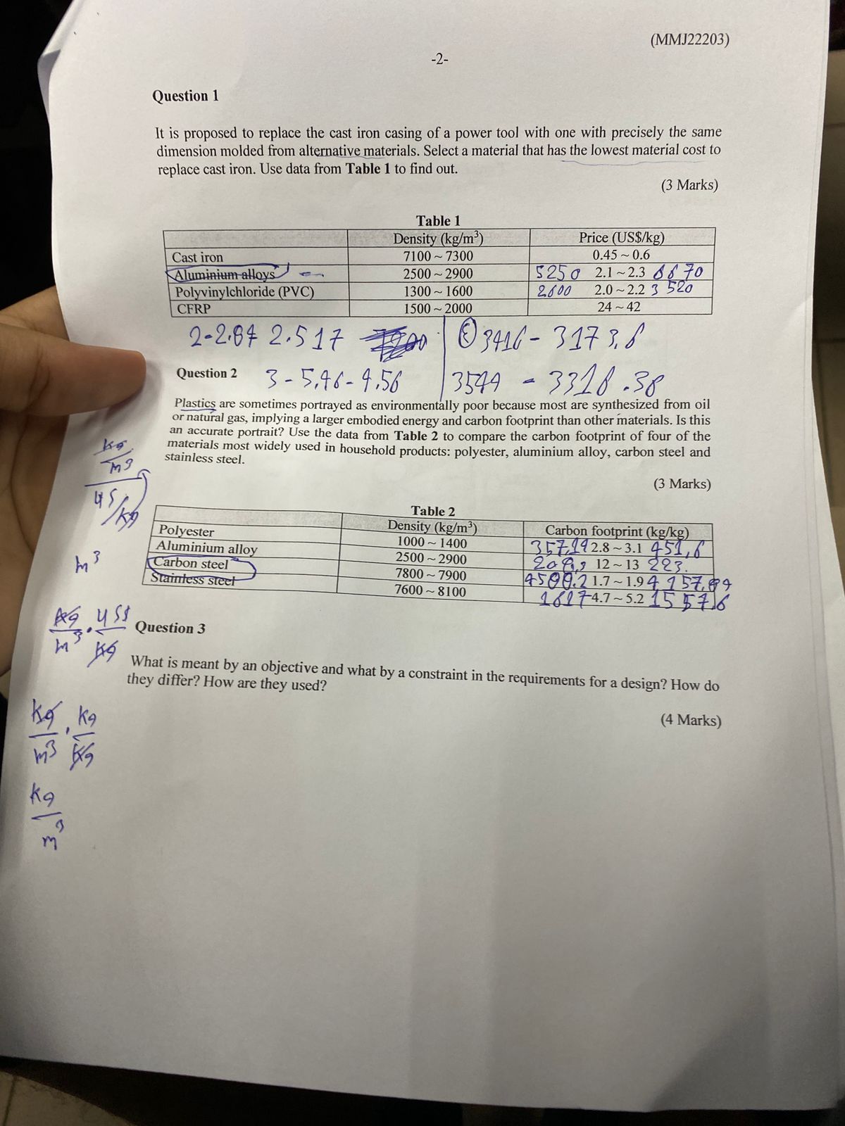 Solved It is proposed to replace the cast iron casing of a | Chegg.com