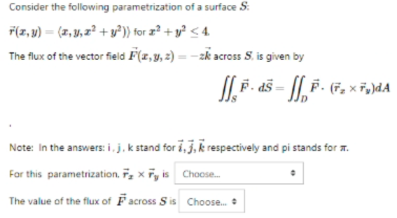 Solved Consider the following parametrization of a surface S | Chegg.com