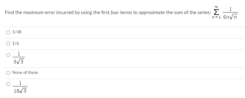 Solved Find the maximum error incurred by using the first | Chegg.com