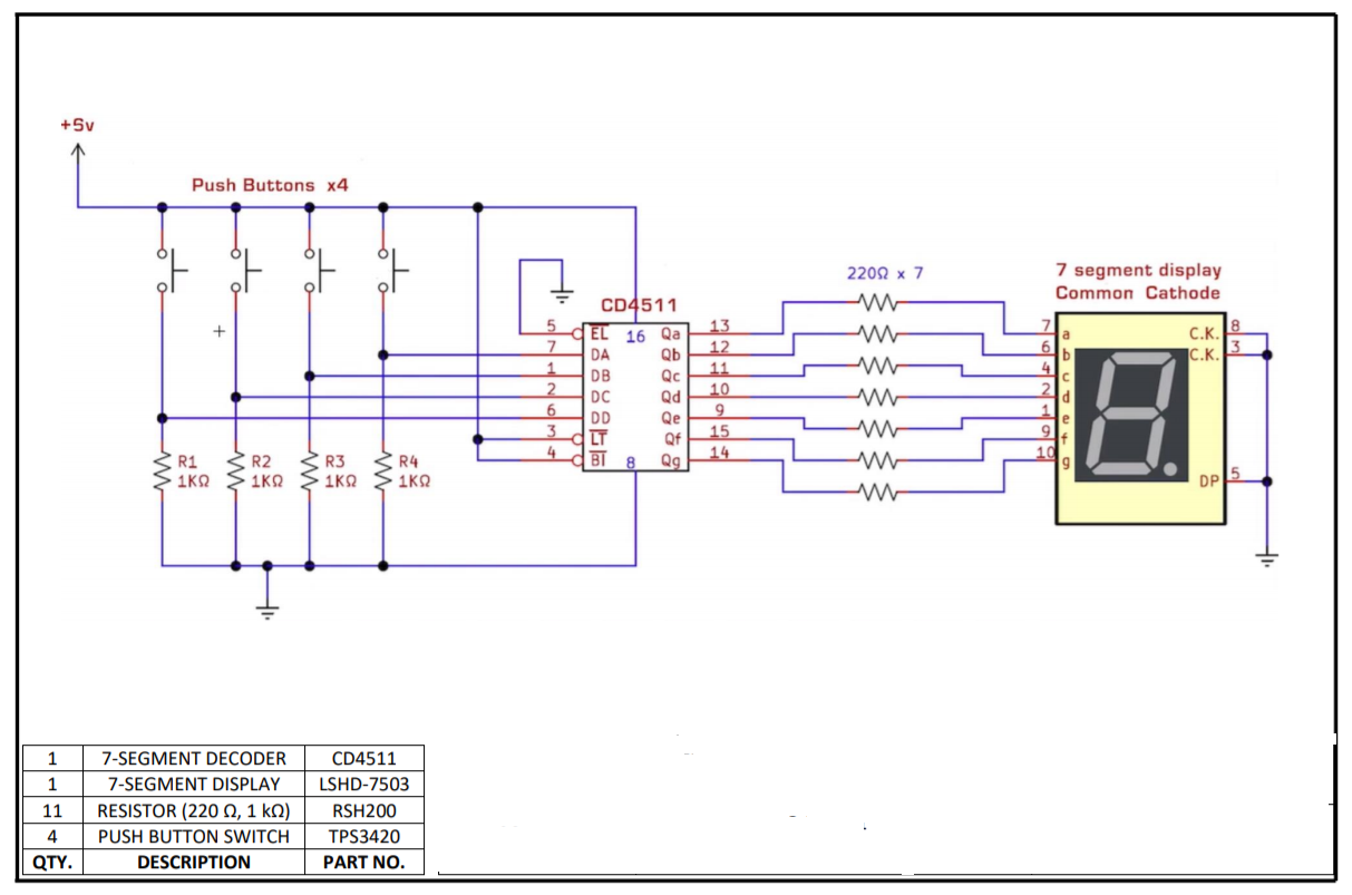 Solved Construct the circuit in a breadboard and simulate | Chegg.com