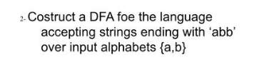 Solved 2- Costruct a DFA foe the language accepting strings | Chegg.com