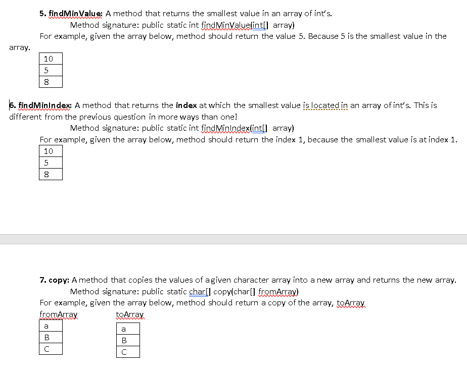 Solved I am having some trouble writing some different types | Chegg.com