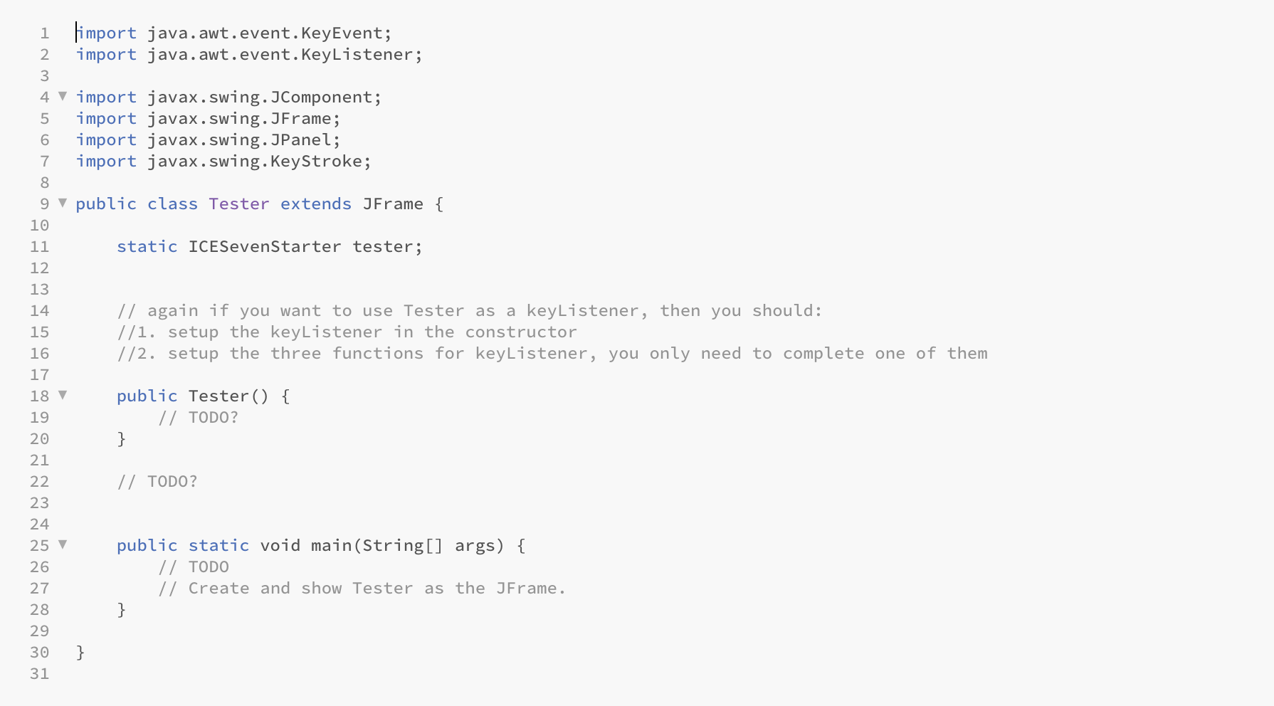 Solved Icesevenstarter Import Java Util List Import Chegg