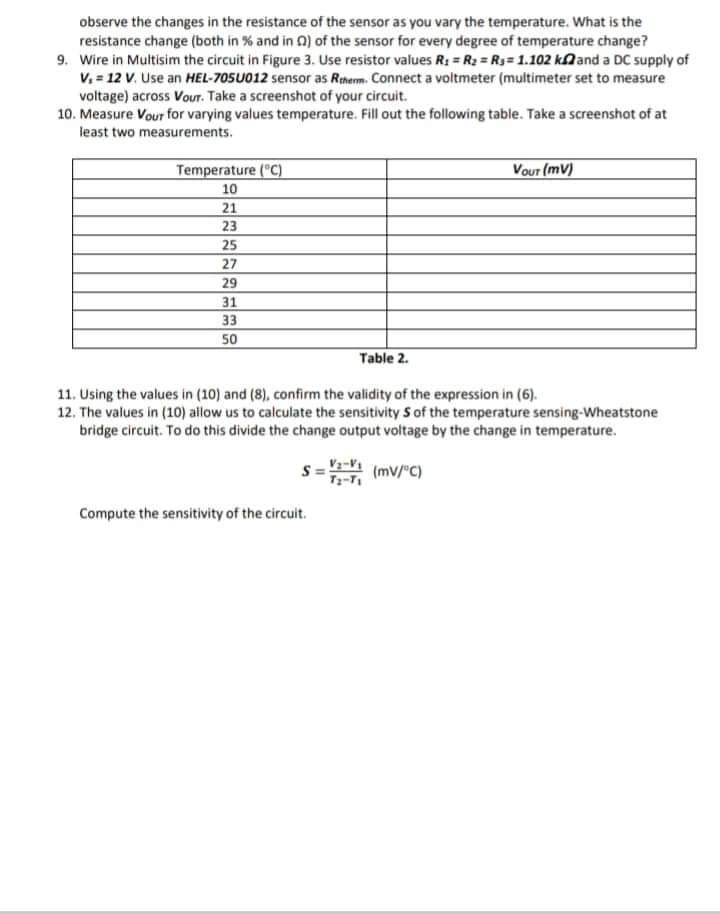 Balanced Wheatstone Bridge The Wheatstone Bridge | Chegg.com