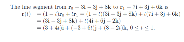Solved Find A Vector Equation For The Line Segment From 2
