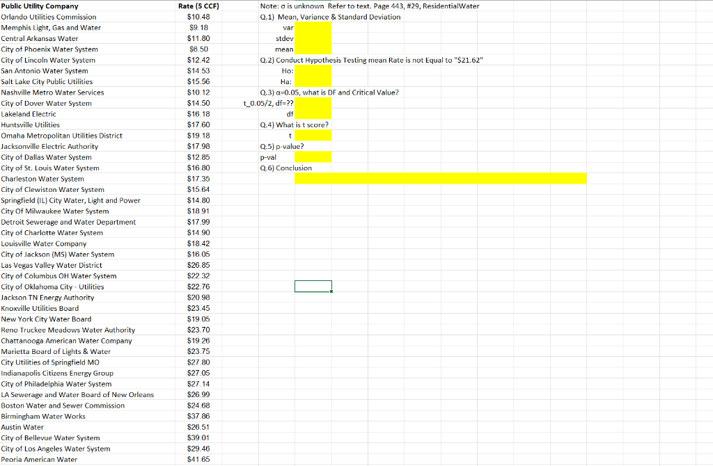 Solved Plz help me! I don't know how to add the excel | Chegg.com