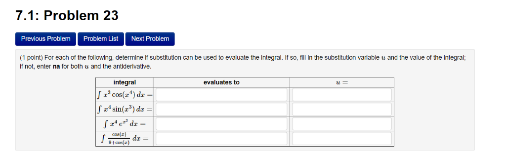 Solved 7.1: Problem 23 Previous Problem Problem List Next | Chegg.com