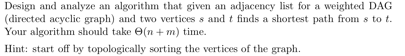 Solved Design And Analyze An Algorithm That Given An