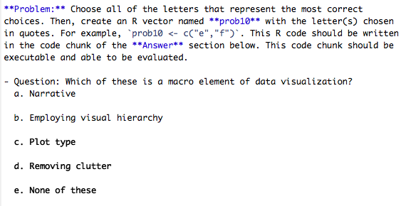 Solved **Problem:** Choose all of the letters that represent | Chegg.com